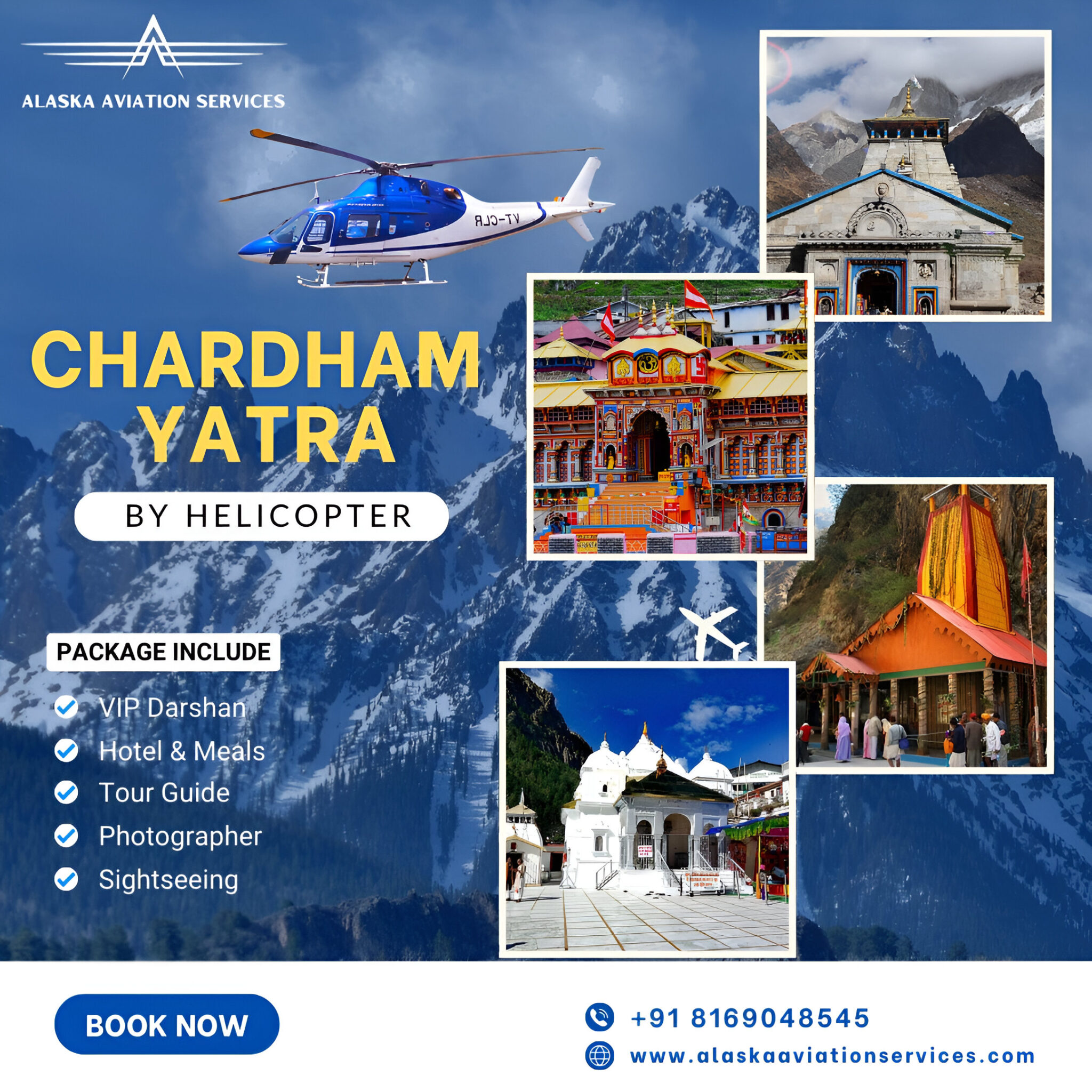 Chardham yatra by helicopter price